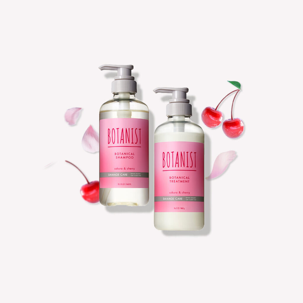 BOTANIST Shampoo Damage Care Sakura & Cherry 460g | COSME HUT