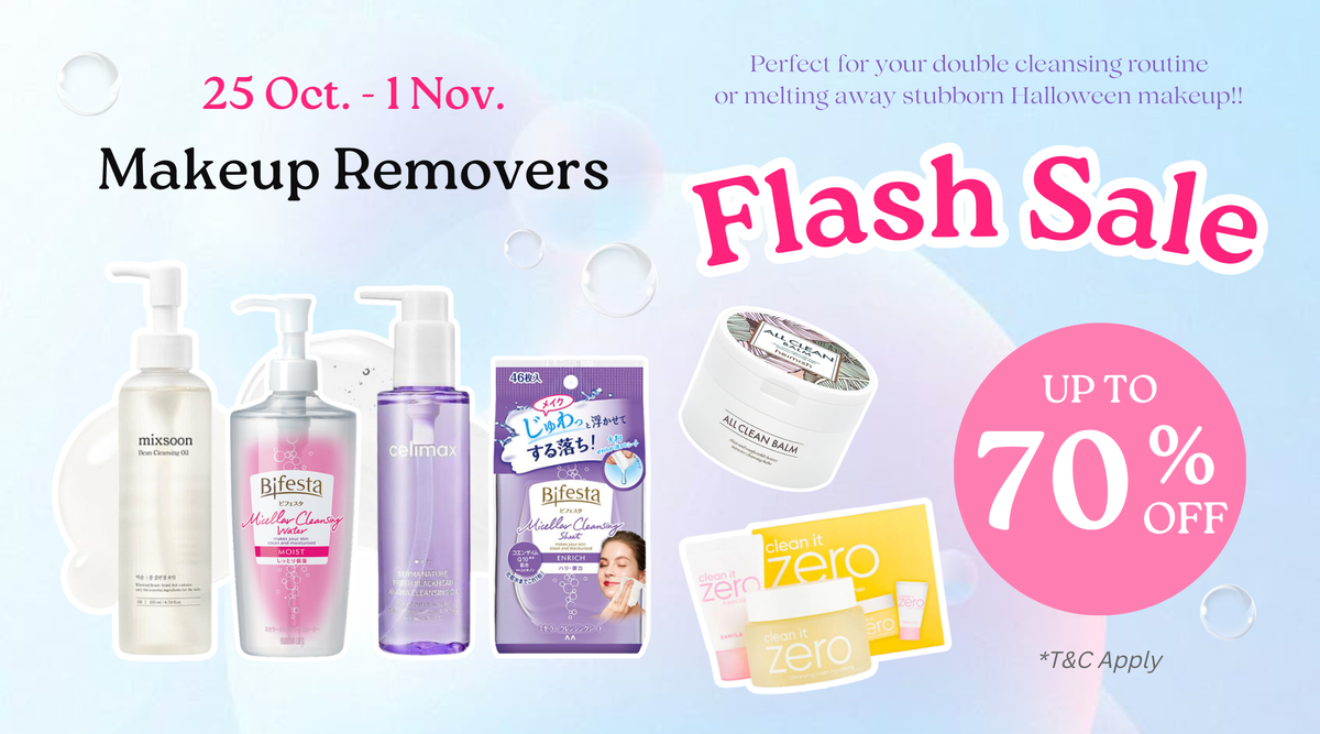 Makeup Remover Week: Up to 70% off! (Online + In-Store) | COSME HUT