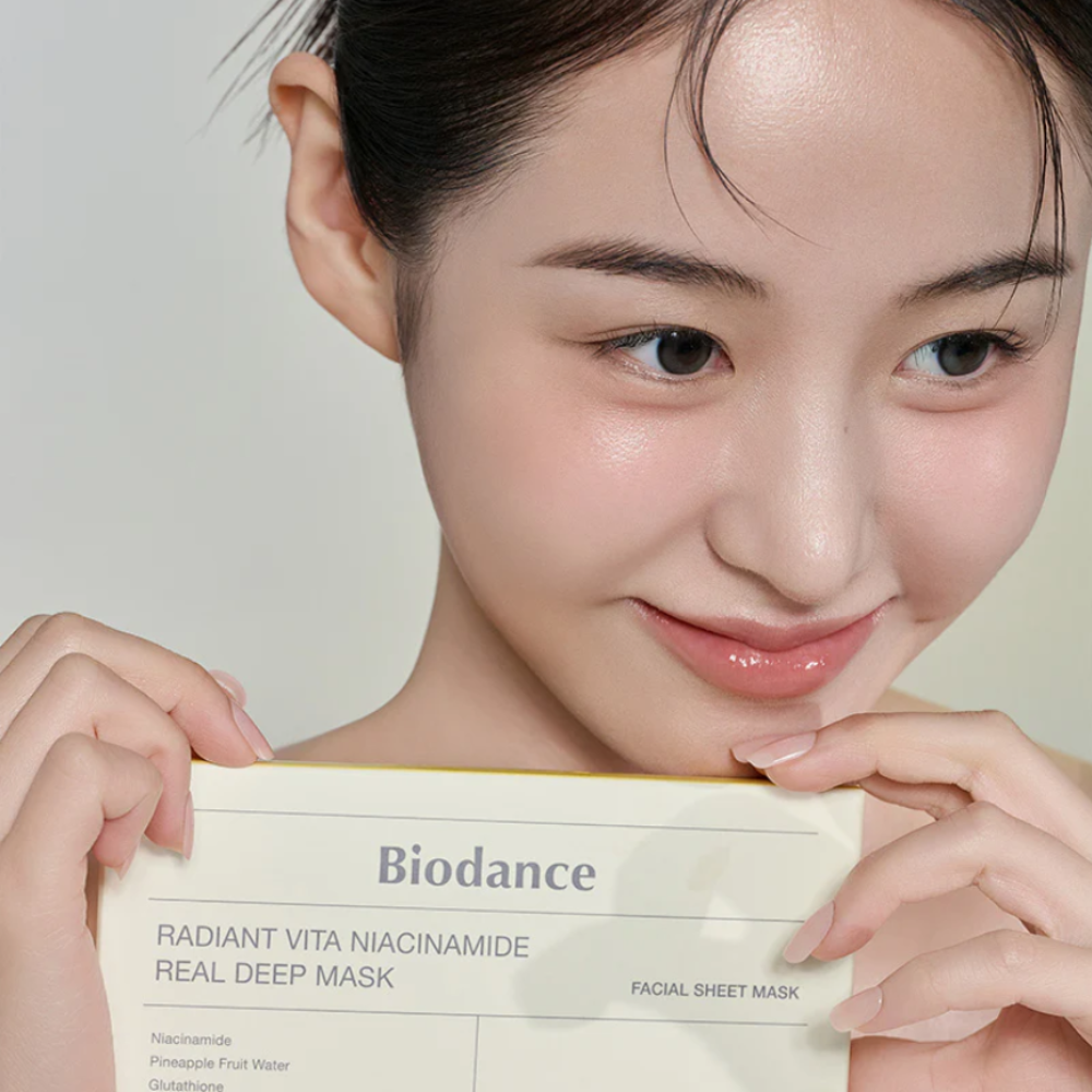 BIODANCE Radiant Vita Niacinamide Real Deep Mask 4pcs | COSME HUT