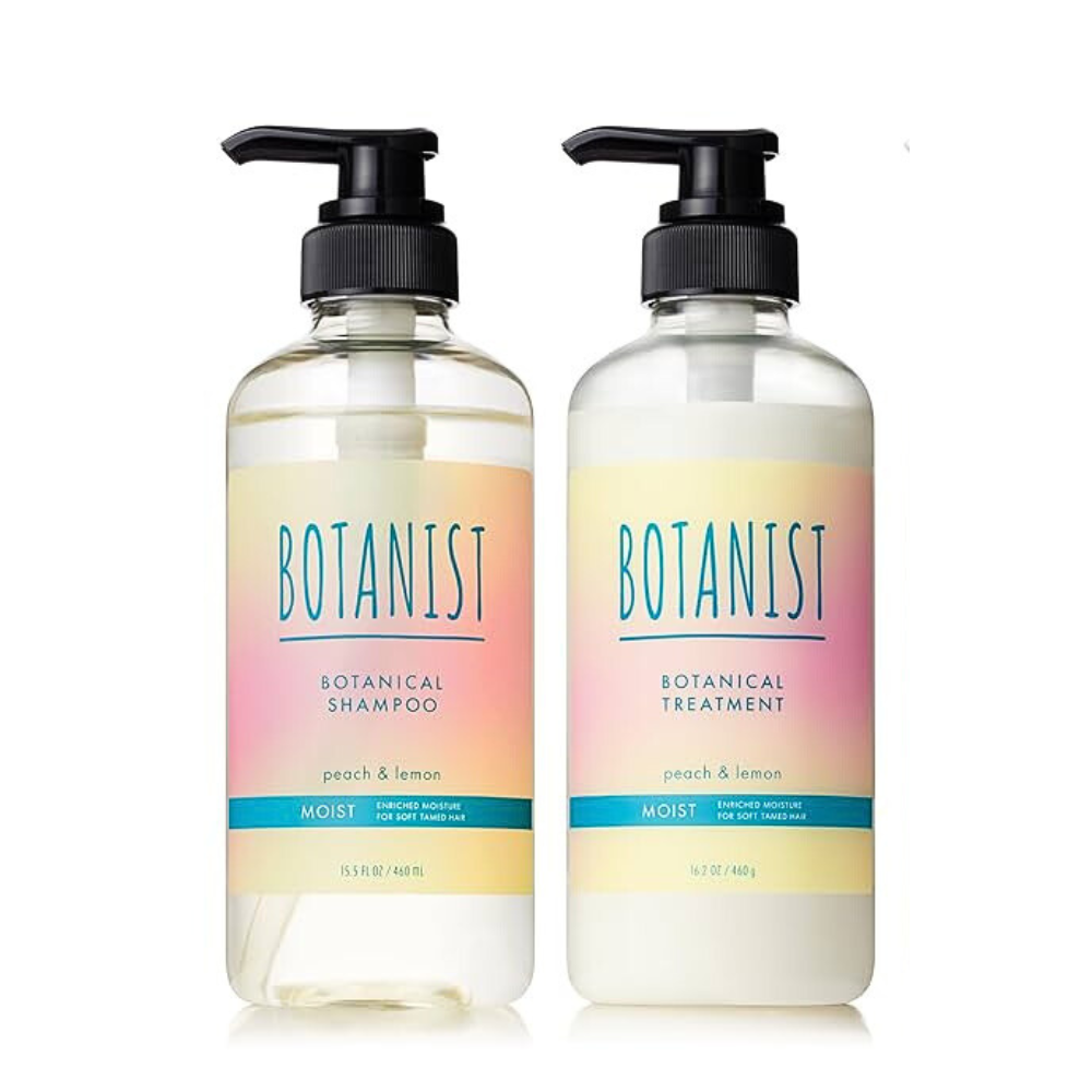 BOTANIST Moist Enriched Shampoo & Treatment Limited Set #Peach&Lemon ...