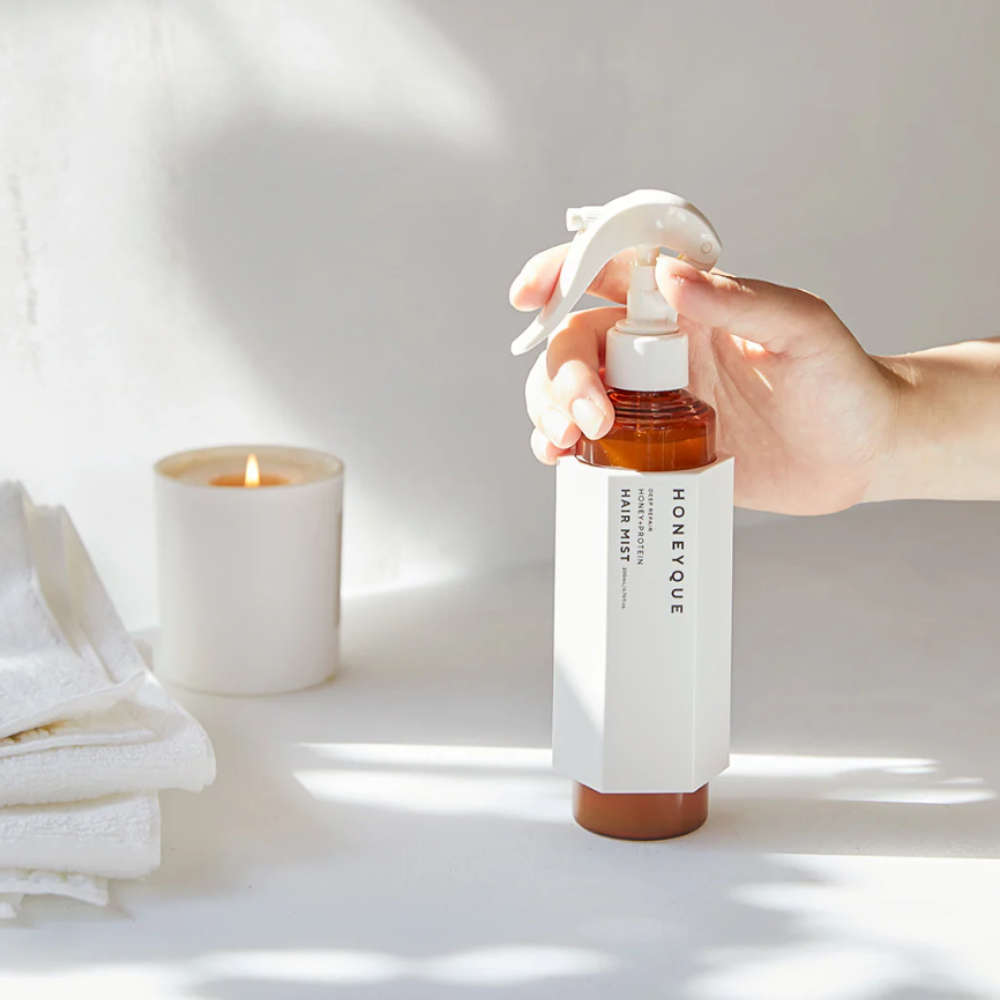 HONEYQUE Deep Repair Honey + Protein 2WAY Hair Mist 200ml | COSME HUT