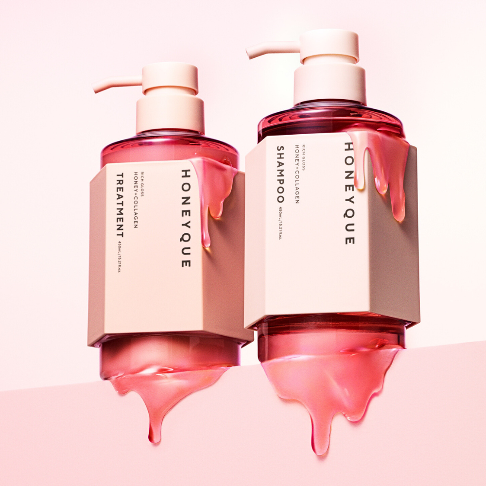 HONEYQUE Rich Gloss Honey + Collagen Shampoo | COSME HUT