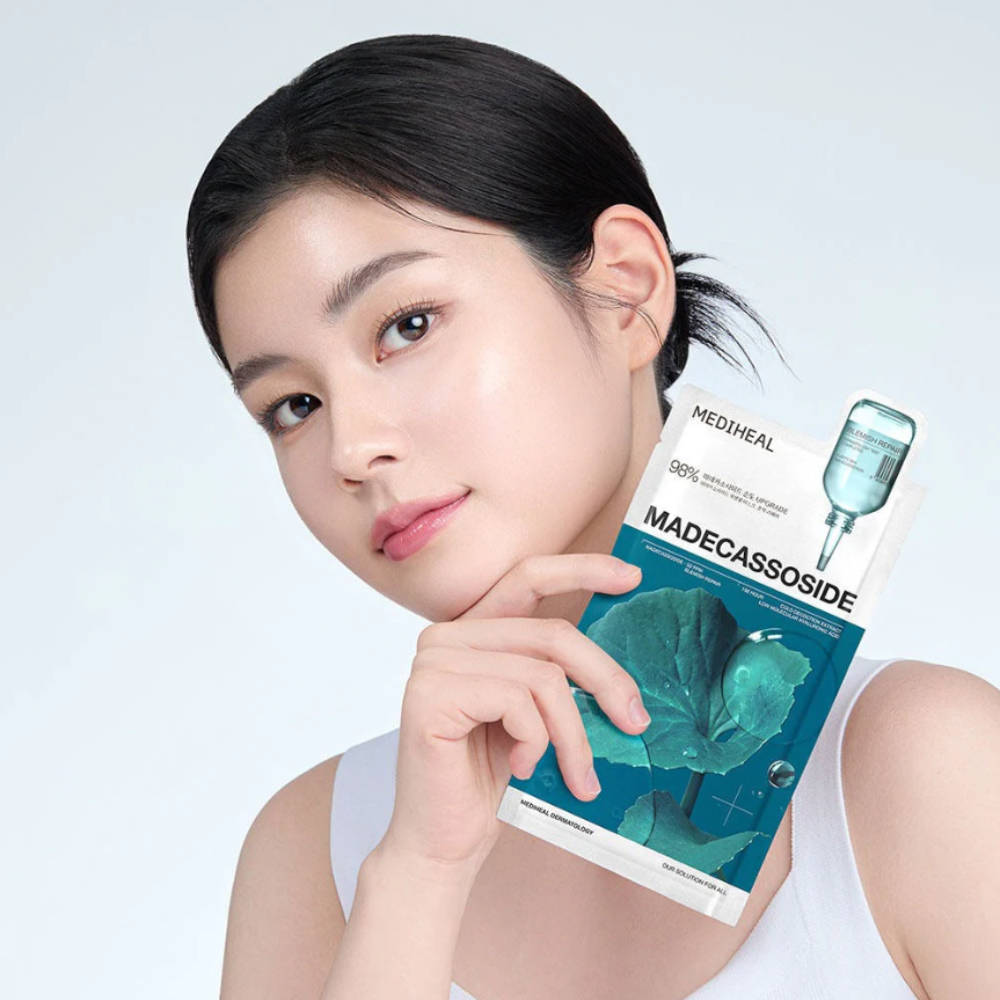 MEDIHEAL Madecassoside Essential Mask Blemish Repair 10+1pcs | COSME HUT