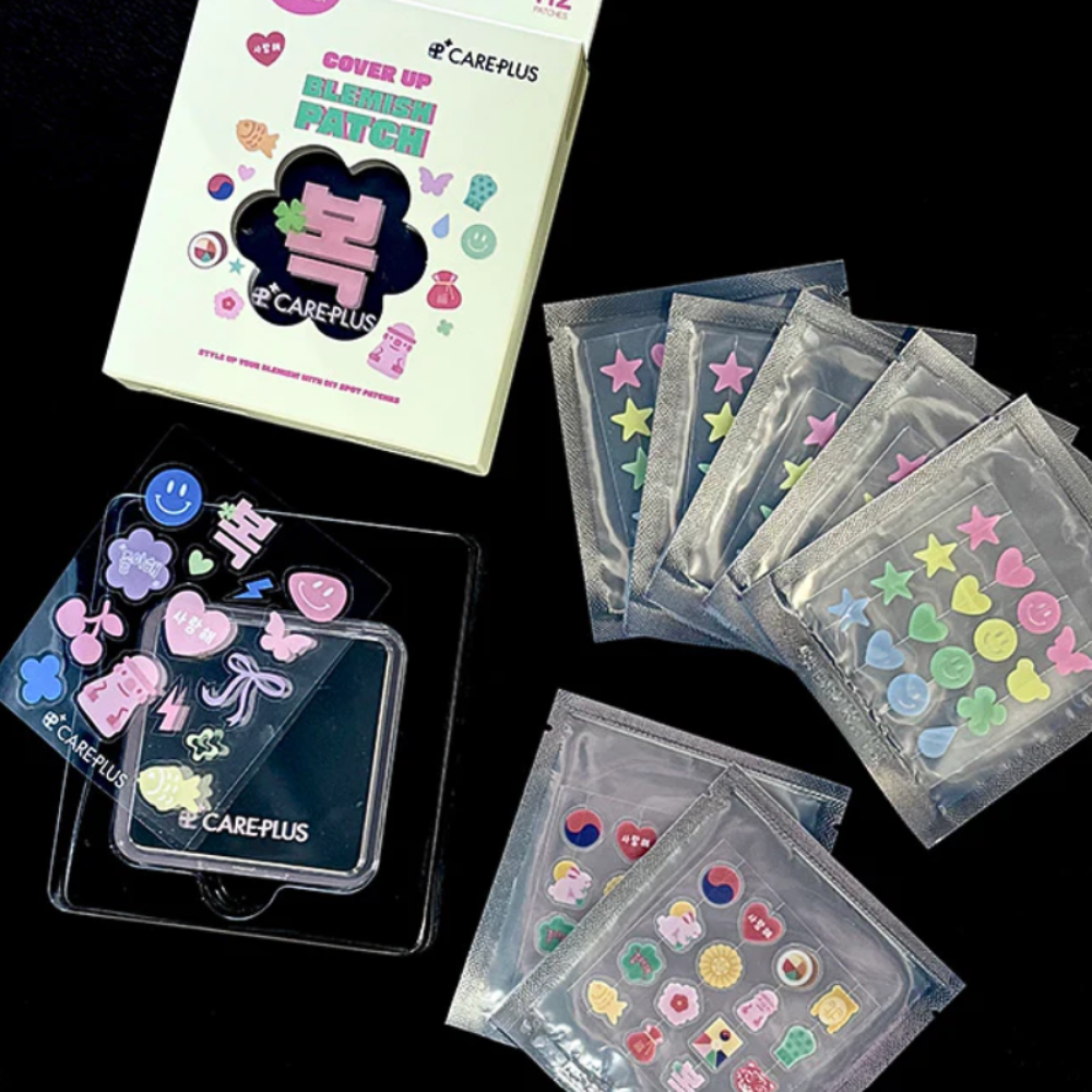 OLIVE YOUNG Careplus Cover Up Blemish Patch w/Patch Case + Sticker 112 ...