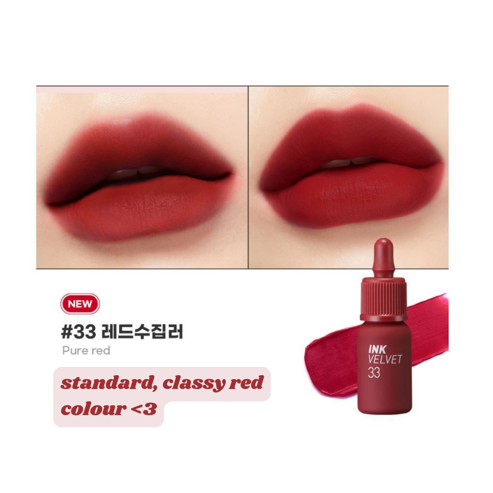 PERIPERA Ink Velvet Tint (2 Colours) [ NEW RED RANGE ] | COSME HUT